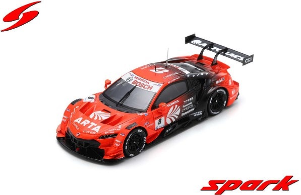 Spark 1/43 ARTA NSX-GT No.8 ARTA GT500 SUPER GT 2022 Tomoki Nojiri - Nirei Fukuzumi