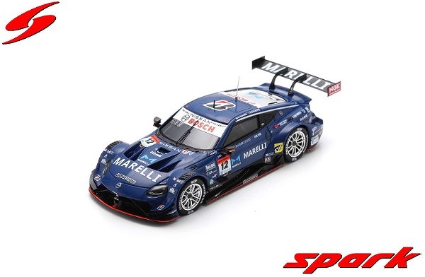 Spark 1/43 MARELLI IMPUL Z No.12 TEAM IMPUL GT500 SUPER GT 2024 K. Hiramine - B. Baguette