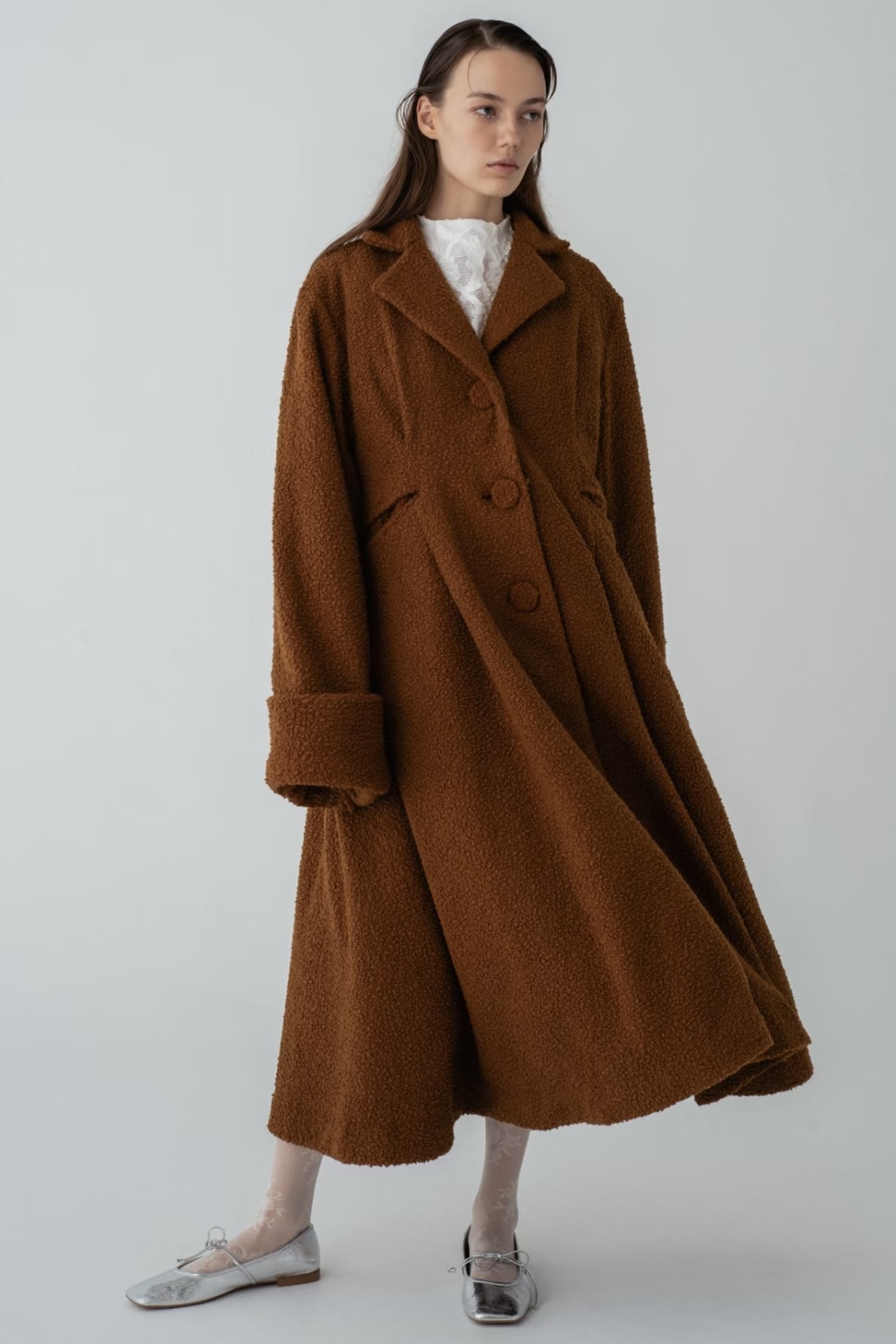 tuck long chester coat