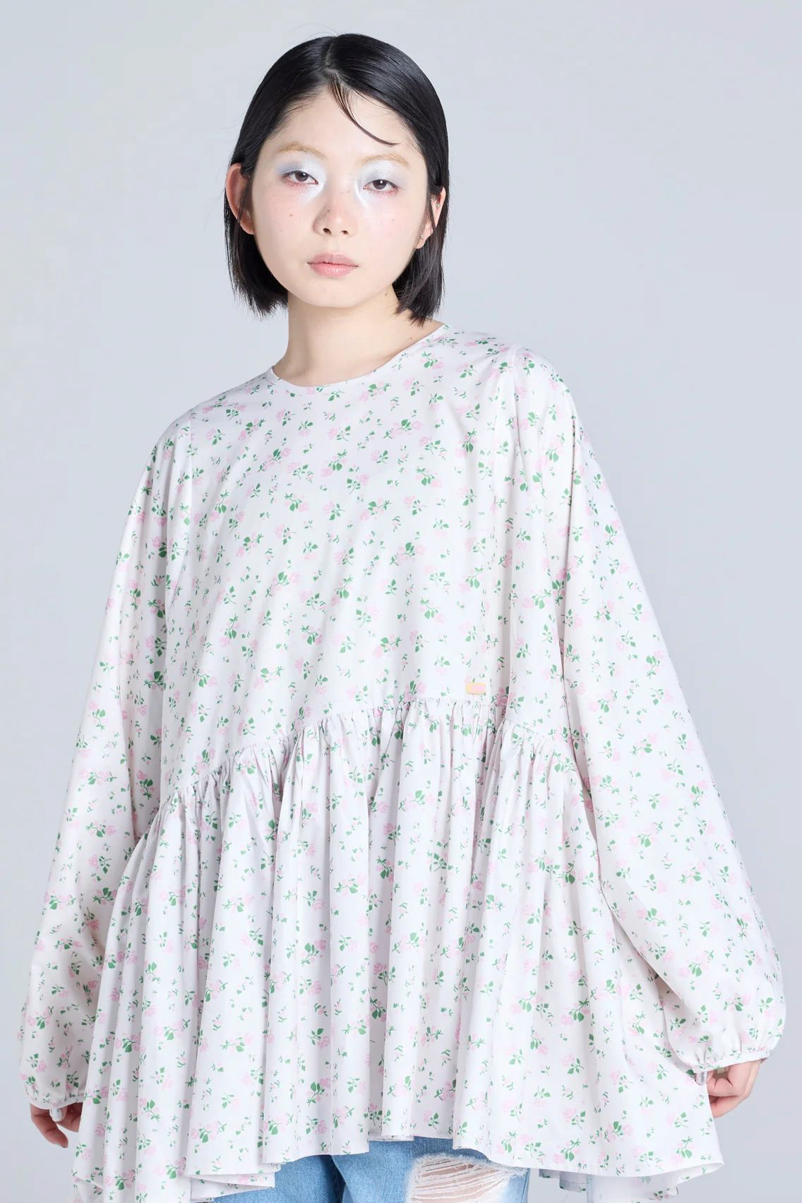 LSB フローラルミニドレス