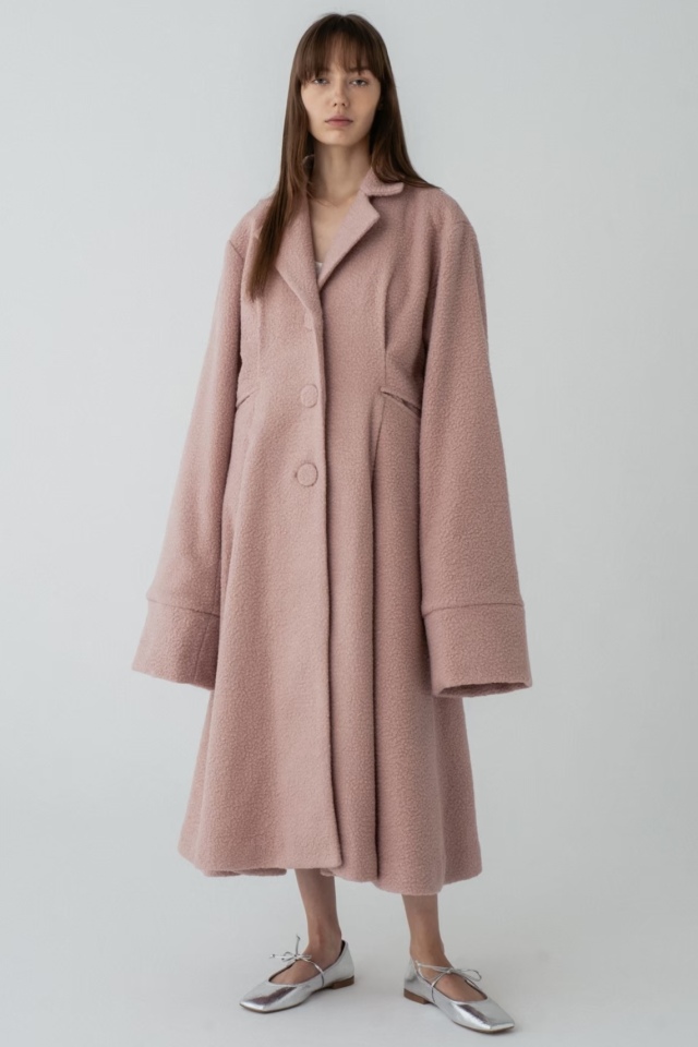 tuck long chester coat