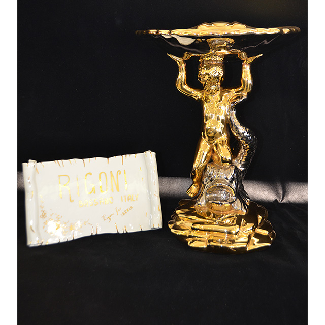 Pottery / 陶器 - アクセサリートレー｜Gold Series / ゴールドシリーズ｜Angela Rigon : イタリア ...