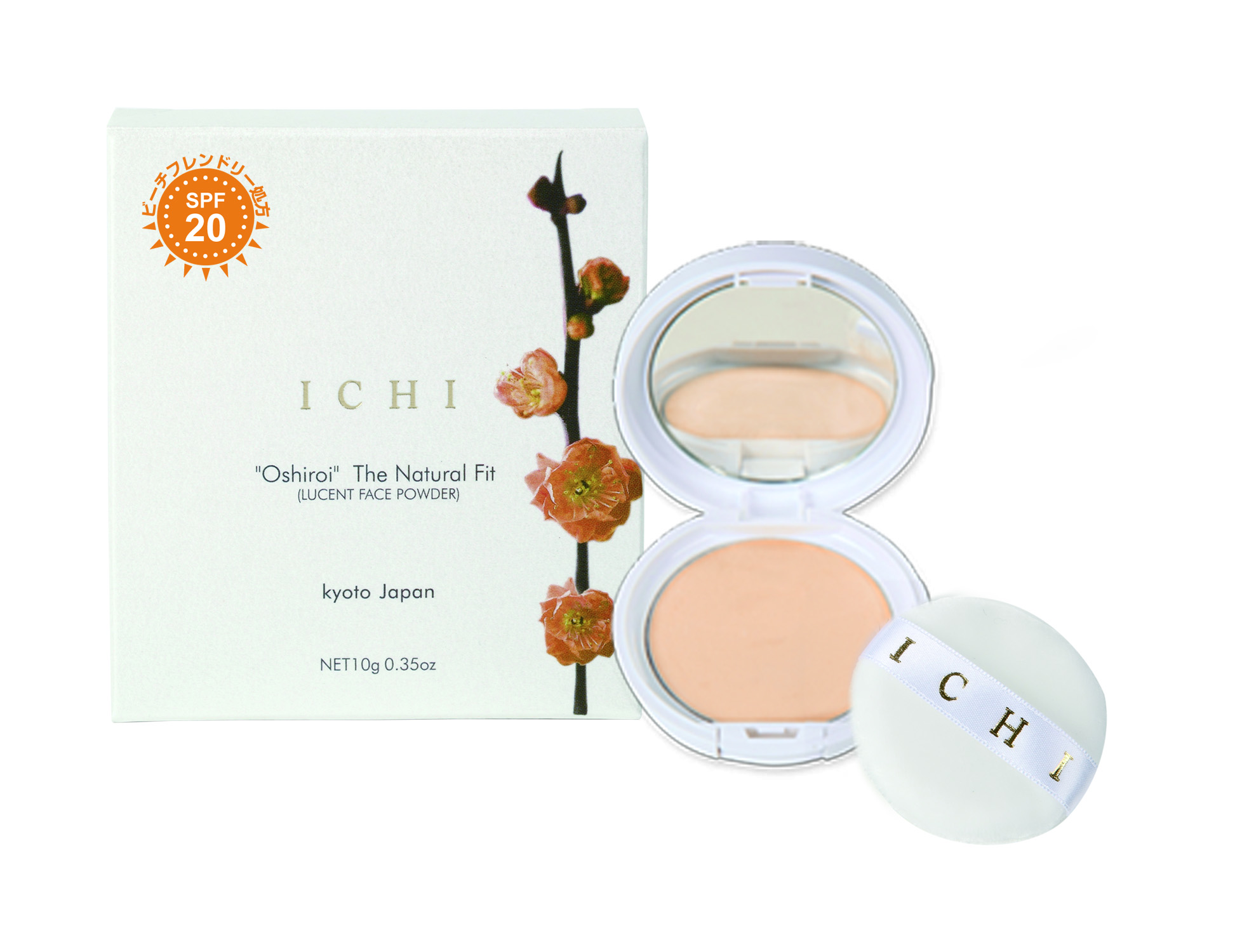 ICHIオシロイ・ザ・ナチュラルフィット プレストタイプ 10g "RN" ICHI化粧品