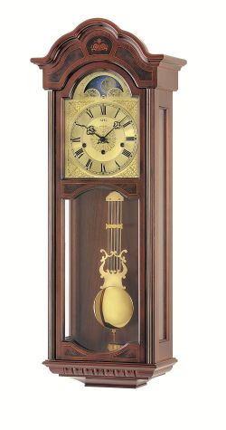 ウォルナット仕上げが美しい！ AMSアームス振り子時計 機械式 2649-1 AMS掛け時計/時計 掛け時計 インテリア雑貨の通販店 ...