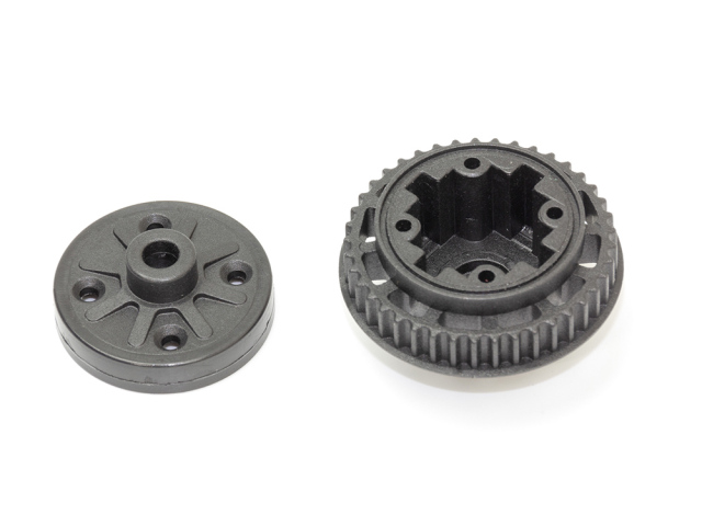 REAR DIFF CASE SET (Black)