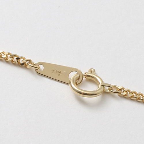 【送料無料】【K18刻印入り】【日本製】18金(K18) ネックレス キヘイ/喜平 チェーン 45cm 4.5g 2面カット 1599-NG14 ジュエリーウォーク心斎橋