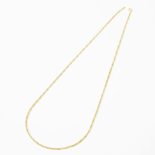 【送料無料】【日本製】18金/K18/750/K18YG/イエローゴールド スクリュー ネックレス/チェーン 60cm 7g 1658-NG11 ジュエリーウォーク心斎橋