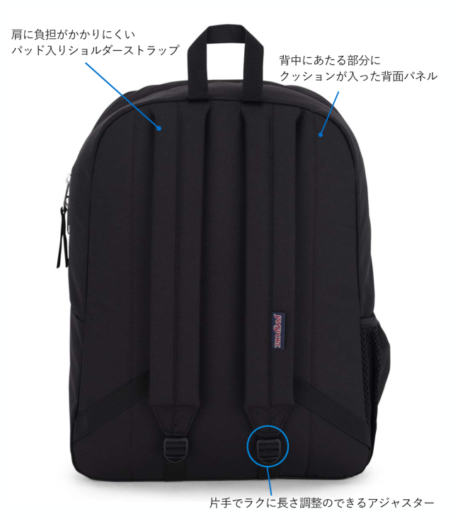 CROSS TOWN（クロスタウン） Russet Red（エンジ） |【公式通販】JANSPORT（ジャンスポーツ)日本公式オンラインショップ