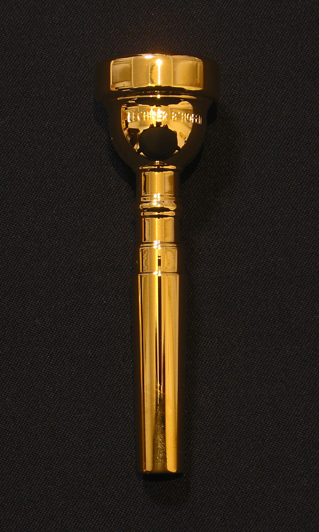 Lechner ピッコロトランペット用マウスピース P 金メッキ ジャパンロータリートランペットセンター