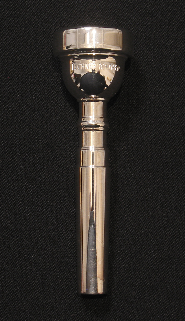 Lechner ピッコロトランペット用マウスピース P 銀メッキ ジャパンロータリートランペットセンター