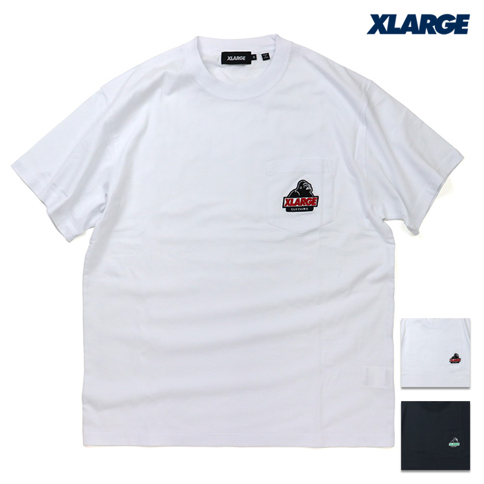 XLARGE エクストララージ 半袖ポケットTシャツ スランテッドOG 101242011004