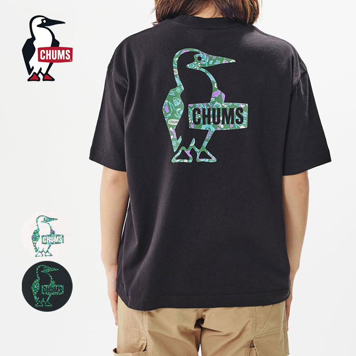 CHUMS チャムス SAYORI WADA Oversized Flower Booby Logo T-Shirt サヨリワダ オーバー ...