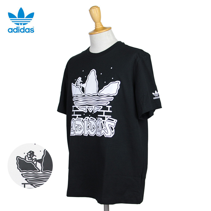 adidas Originals アディダス オリジナルス メンズ グラフィック ハック ザ エリート Tシャツ EUS96