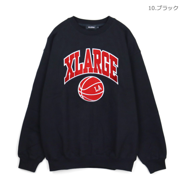 XLARGE エクストララージ トレーナー カレッジロゴ クルーネック スウェット 101223012003