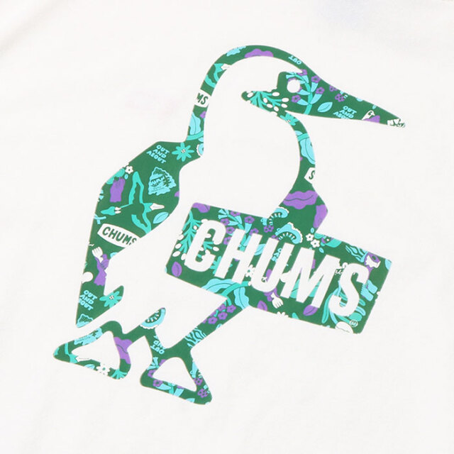 CHUMS チャムス SAYORI WADA Oversized Flower Booby Logo T-Shirt サヨリワダ オーバー ...