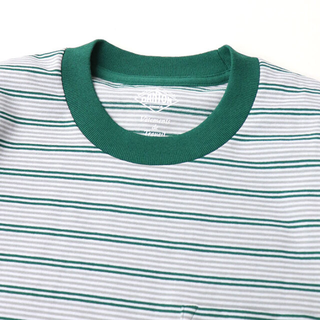 DANTON ダントン メンズ コットンポリエステル ポケットTシャツ SOLID MEN DT-C0198TCB