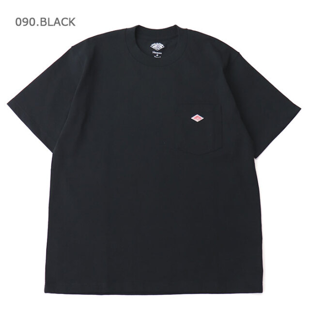 DANTON ダントン メンズ コットンポリエステル ポケットTシャツ SOLID MEN DT-C0198TCB