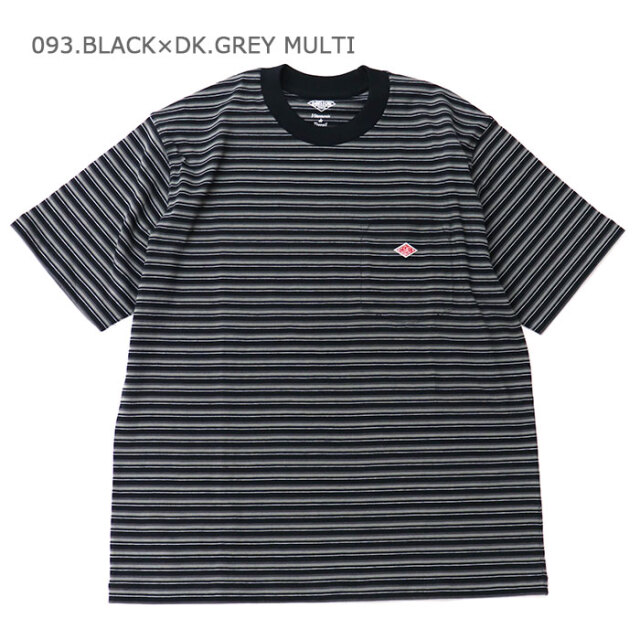 DANTON ダントン メンズ コットンポリエステル ポケットTシャツ SOLID MEN DT-C0198TCB