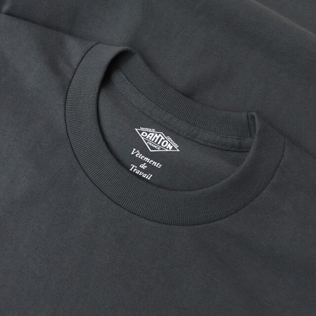 DANTON ダントン メンズ コットンポリエステル ビッグポケットTシャツ SOLID MEN DT-C0199TCB