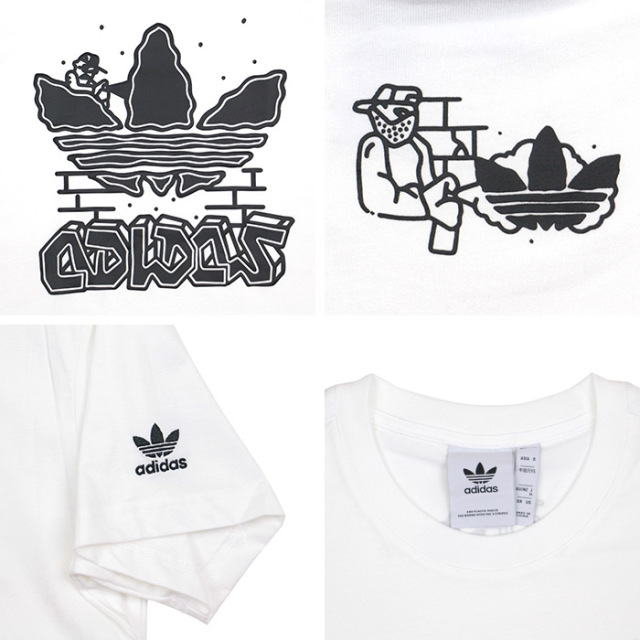 adidas Originals アディダス オリジナルス メンズ グラフィック ハック ザ エリート Tシャツ EUS96