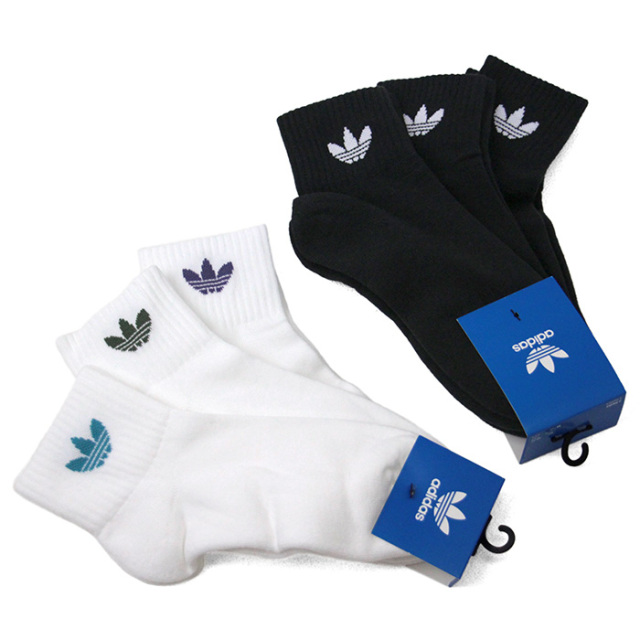 アディダス アンクルソックス 3足組 GVZ50