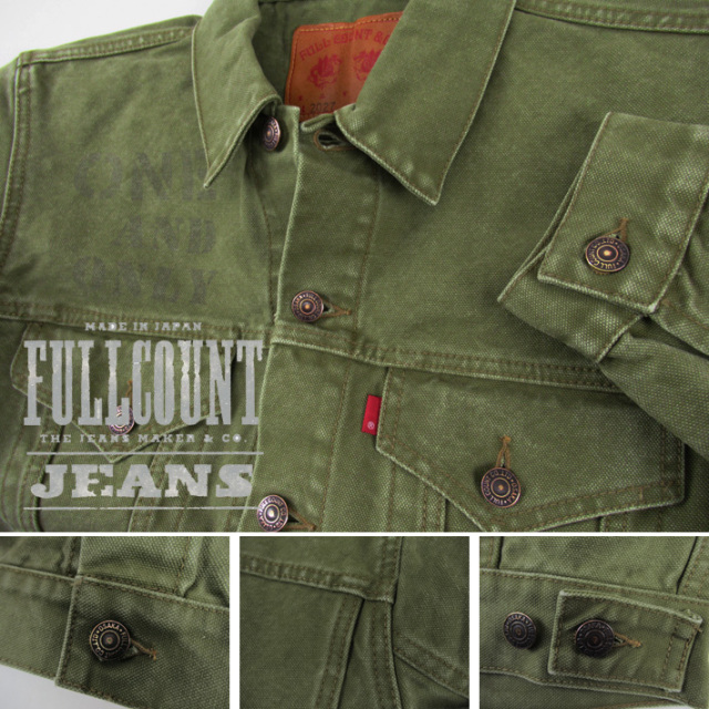 FULLCOUNT フルカウント Paraffin Canvas Type 3 Jacket 2027 -JOE-