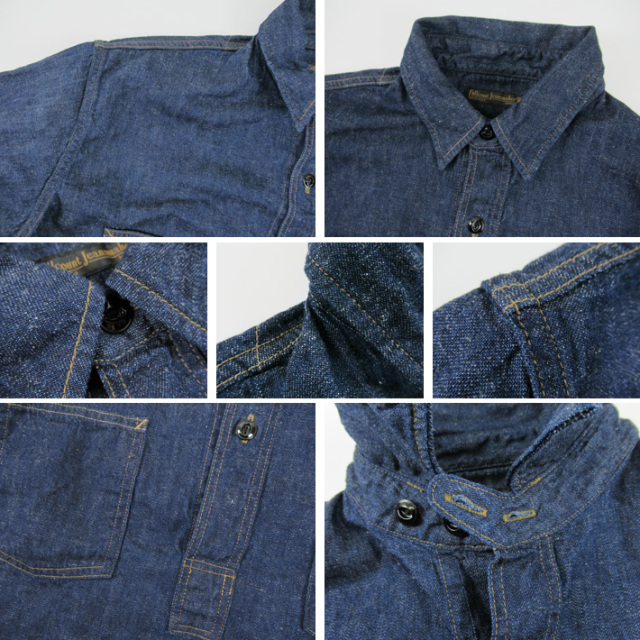 FULLCOUNT フルカウント デニム プルオーバー シャツ 4083 -JOE-