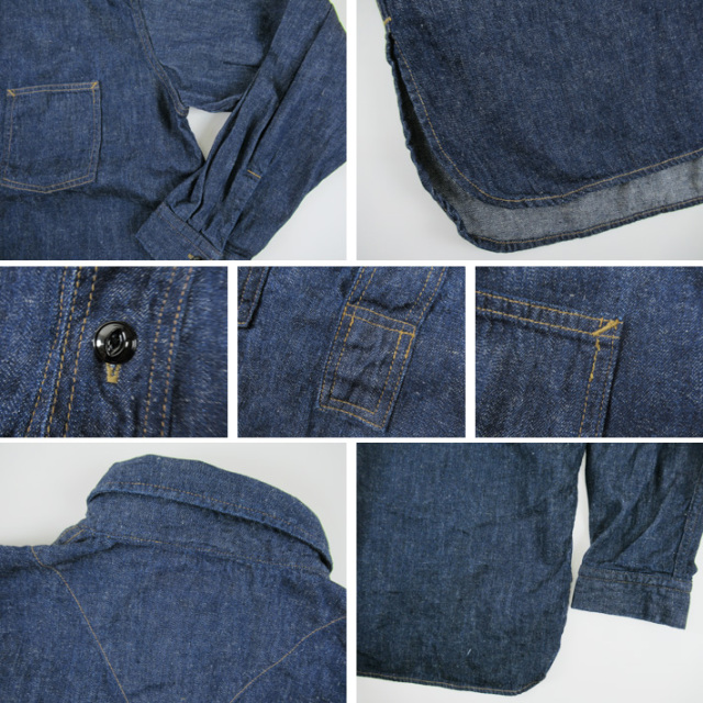FULLCOUNT フルカウント デニム プルオーバー シャツ 4083 -JOE-