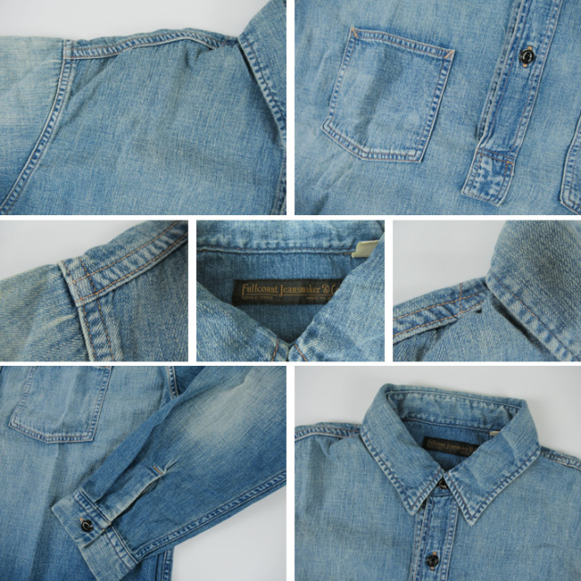 FULLCOUNT フルカウント デニム プルオーバー シャツ 4083HW -JOE-