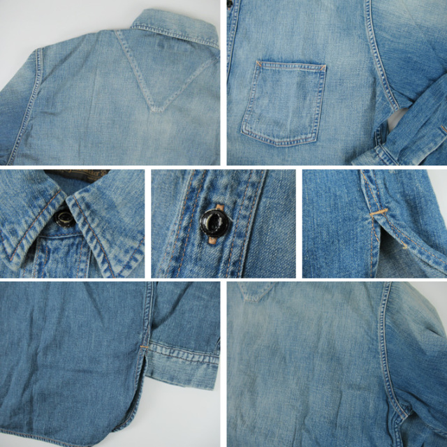 FULLCOUNT フルカウント デニム プルオーバー シャツ 4083HW -JOE-