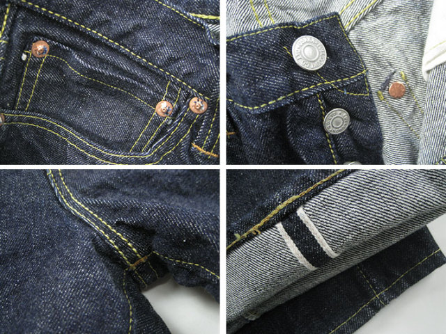 FULLCOUNT フルカウント 0106 ワイドストレート ワンウォッシュ ジーンズ -JOE-