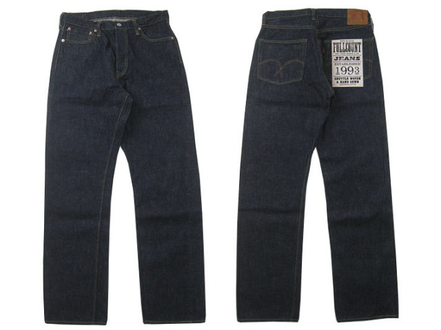 FULLCOUNT フルカウント 0106 ワイドストレート ワンウォッシュ ジーンズ -JOE-