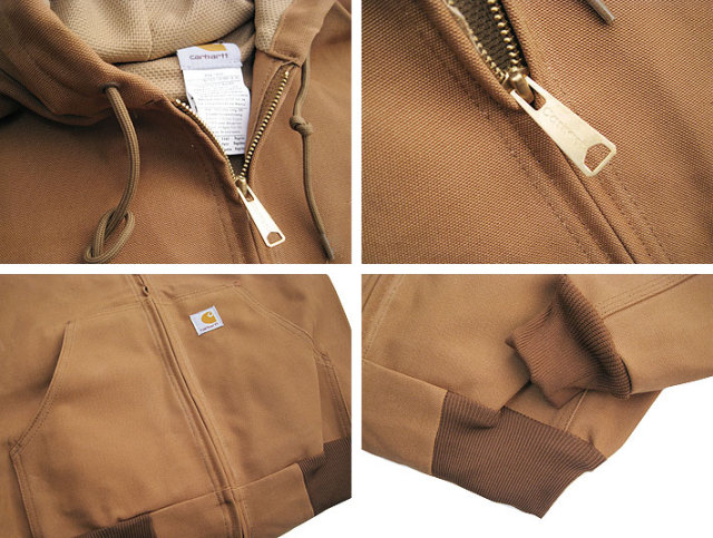 Carhartt カーハート Duck Active Jac Thermal Lined フルジップパーカー J131 -JOE-