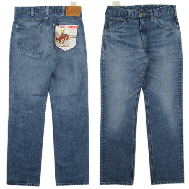 Lee RIDERS リー ライダース 101Z 中色ブルー ストレート ジーンズ LM8101-546 -JOE-