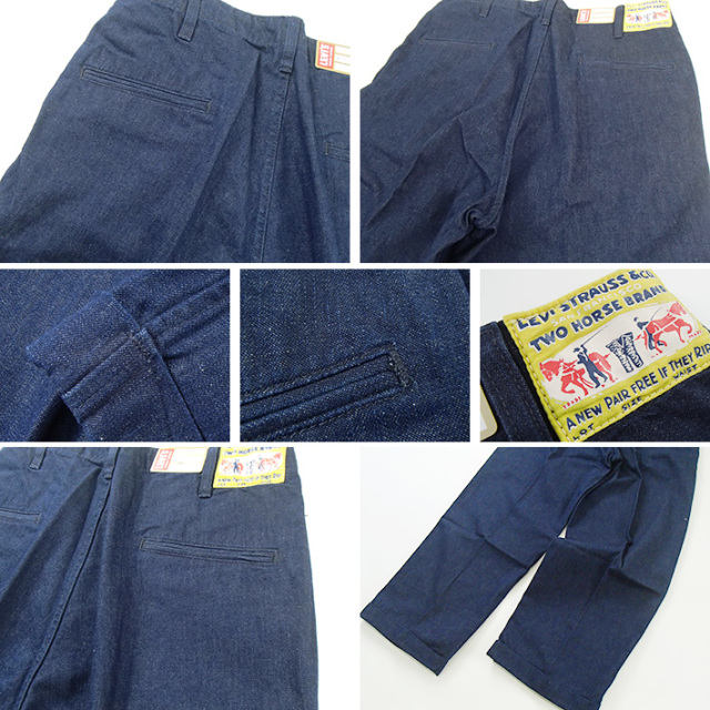 LEVIS VINTAGE CLOTHING リーバイス 1920'S BALLOONS INK RINSE -JOE-