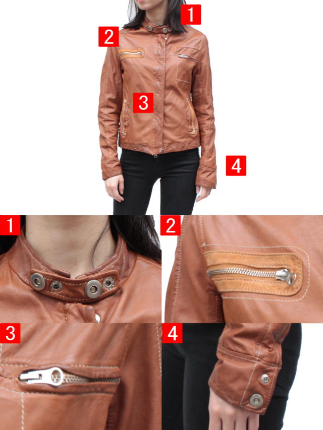 スペインラムレザー シングルライダースジャケット k-4149 レザージャケット専門店 皮の但馬屋