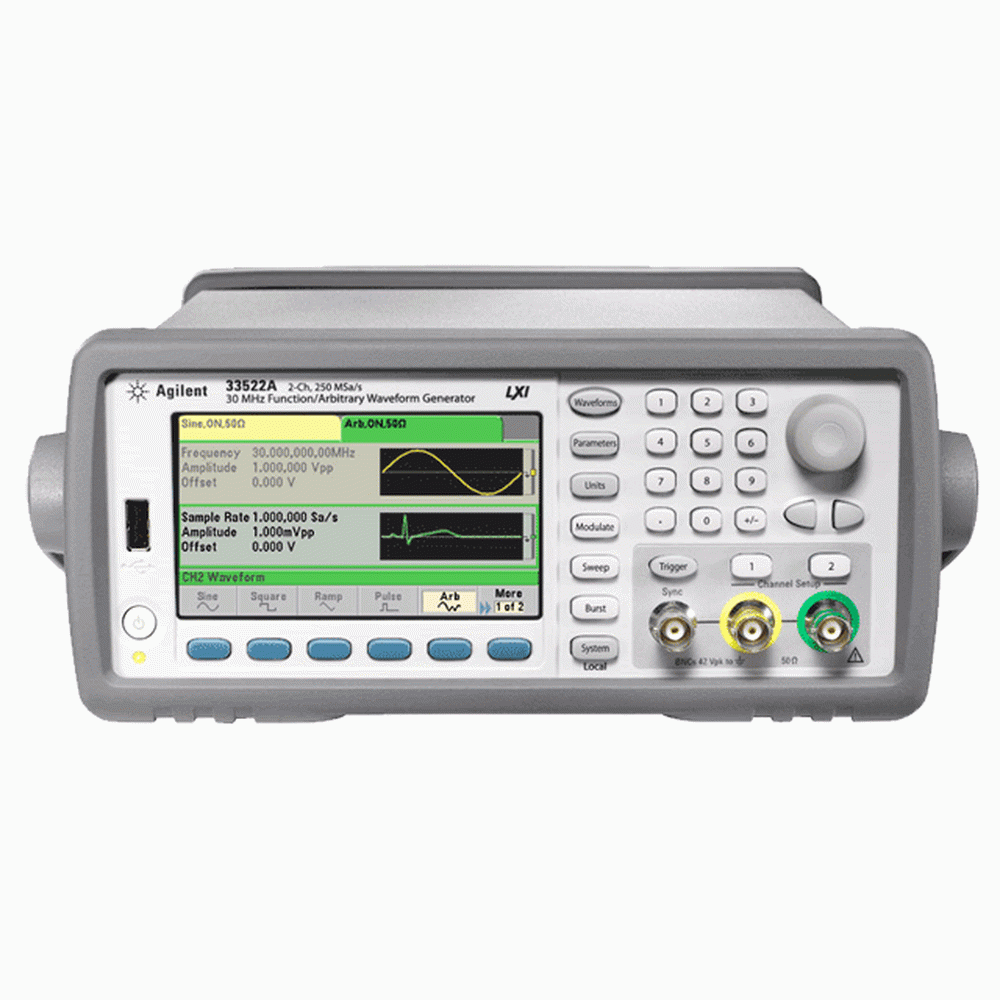 【お問合せ商品】Keysight 30MHzファンクション/任意波形発生器 2チャネル 33522B 計測器ランド