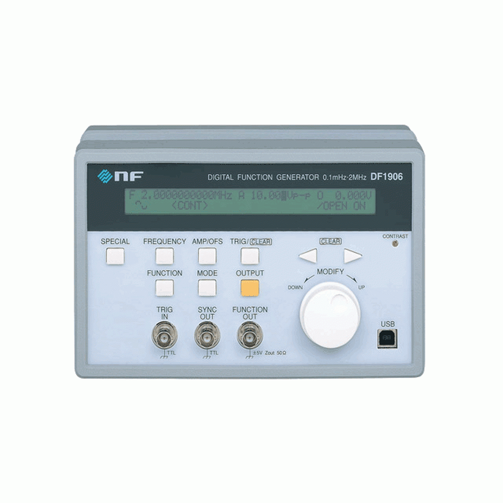 【お問合せ商品】エヌエフ回路設計ブロック ディジタルファンクションジェネレータ 1ch 2MHz DF1906 計測器ランド