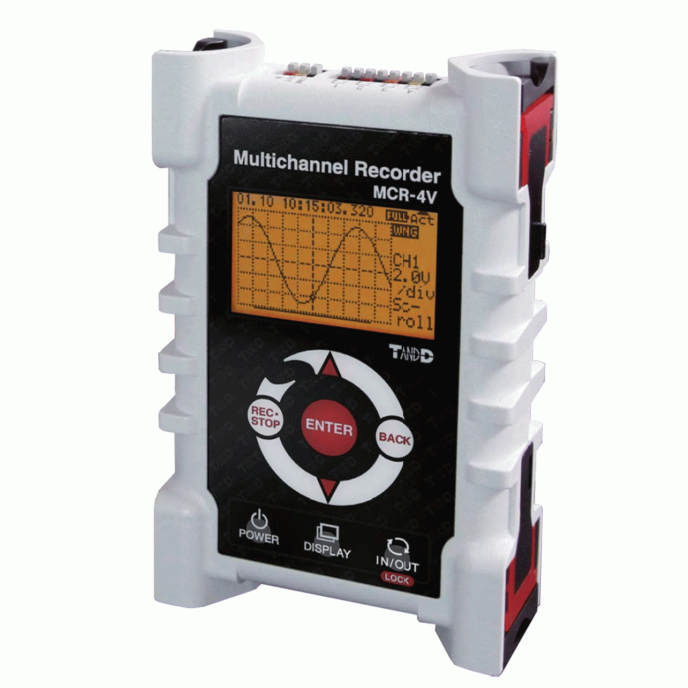 T&D 電圧データロガー(4チャンネル) MCR-4V 計測器ランド