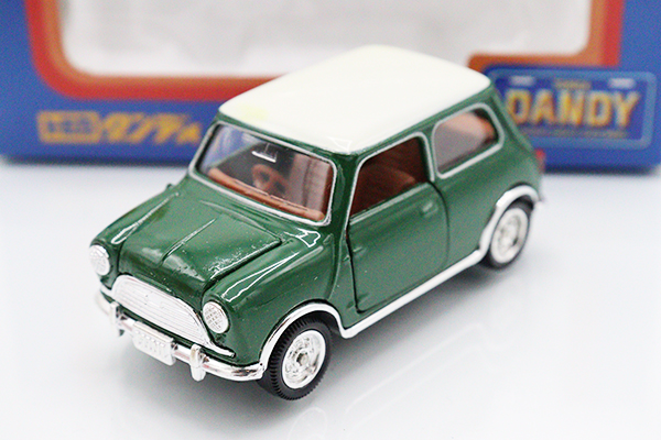 ミニカーショップ ケンボックス ダンディ★F22★モーリスミニクーパーS Mk-1 (緑/白) ※1/43スケール・ワンオーナーモデル・ルーフ一部わずかに変色・フタ少スレ・日本製・買取品・現状 ...