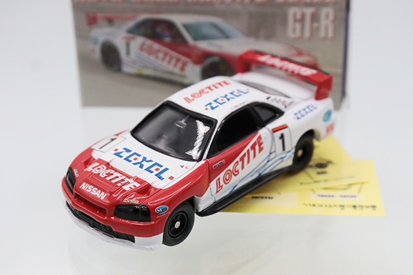 ミニカーショップ ケンボックス トミカ 特注・その他★★日産スカイライン GT-R R34 (白/赤)#1 JGTC 2000 LOCTITE ...