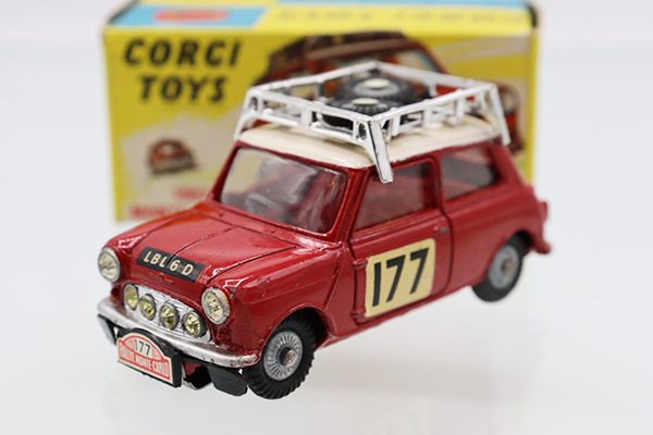 ミニカーショップ ケンボックス CORGI TOYS★339★BMCミニクーパー 'S' 1967 MONTE-CARLO WINNER ...