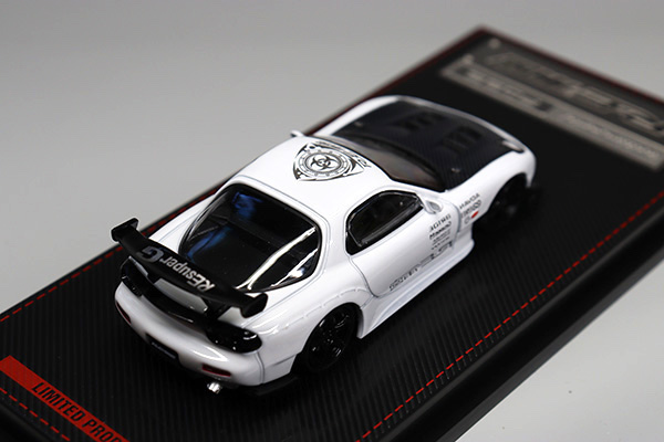 ミニカーショップ ケンボックス ignition model★IG1948★マツダRX-7(FD3S) RE Amemiya White※1/64スケール・新品未開封Minicar shop ...