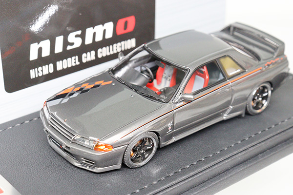 ミニカーショップ ケンボックス ignition model★2073★日産スカイラインGT-R(R32）NISMO Gun Gray Metallic※nismo特注・買取品・撮影の為に開封 ...