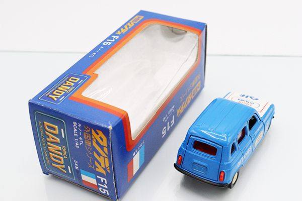 ミニカーショップ ケンボックス ダンディ★F15★ルノー4TL (GIANES) ※1/43スケール・箱少スレ・フタ爪跡・日本製・買取品・現状渡しMinicar shop KENBOX TOMICA