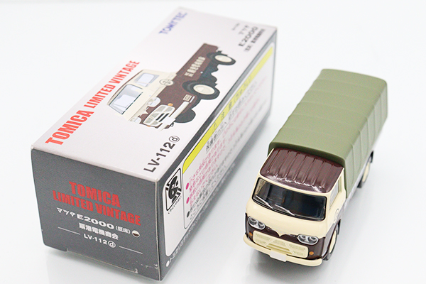 ミニカーショップ ケンボックス トミカリミテッドヴィンテージ★LV-112d★マツダE2000 (低床) 扇港電機商会 ※箱少スレ・買取品・現状渡しMinicar shop KENBOX TOMICA