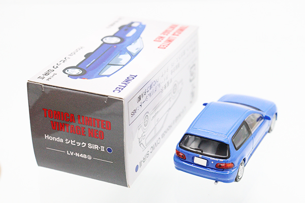 ミニカーショップ ケンボックス トミカリミテッドヴィンテージネオ★LV-N48b★ホンダシビックSiR-II(青) ※買取品・現状渡し ...