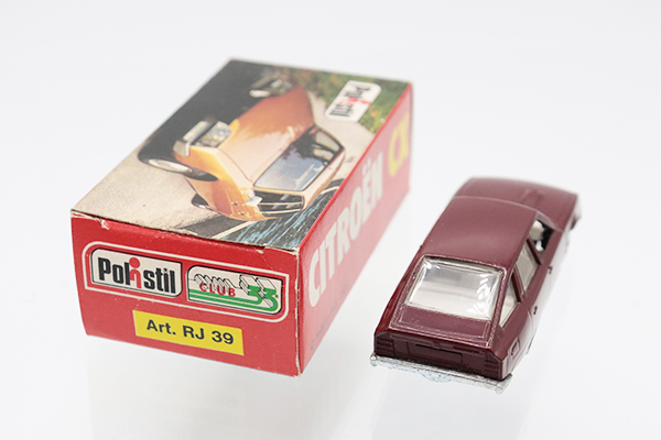 ミニカーショップ ケンボックス POLISTIL★RJ 39★シトロエンCX ※ポリスティル・イタリア製・ルーフニキビ・箱少ヨレ・フタめくれ ...