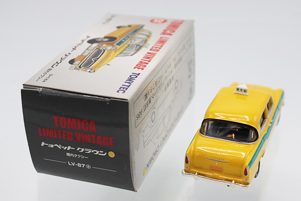 ミニカーショップ ケンボックス トミカリミテッドヴィンテージ★LV-87a★トヨぺットクラウン(構内タクシー) ※箱少スレ、少汚れ・買取品 ...