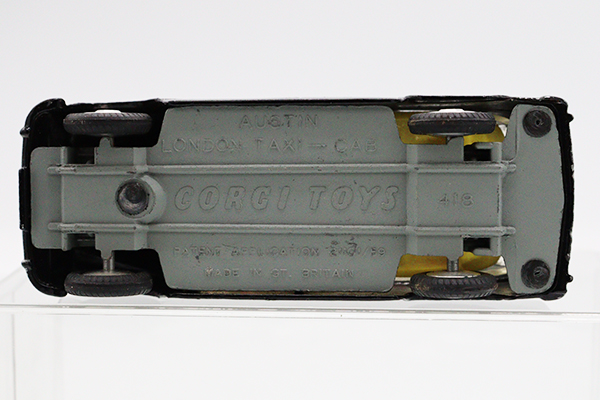ミニカーショップ ケンボックス CORGI TOYS★418★オースティンLONDON TAXI-CAB(黒) ※英製・塗装少剥げ・タイヤ少 ...